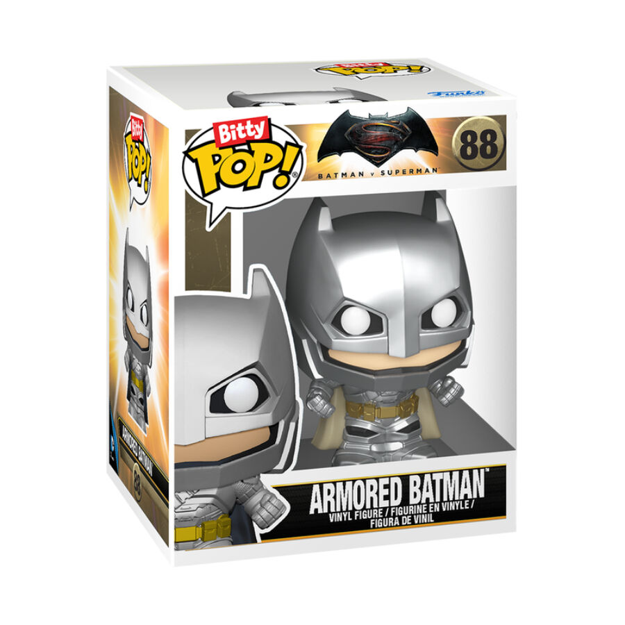 Funko Bitty Pop Armored Batman with Batmobile Toys R Us Brunei